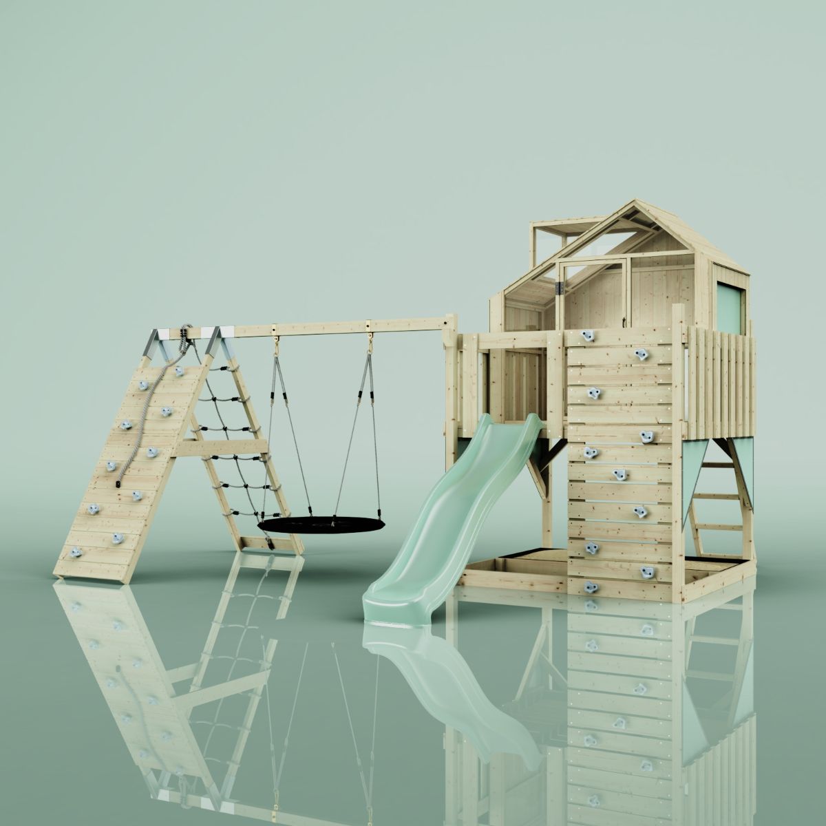 Aires de jeux avec balançoire | OutdoorToys